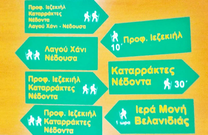 Σηματοδότηση μονοπατιού στην Ιερά Μονή Βελανιδιάς με τον Ορειβατικό ...